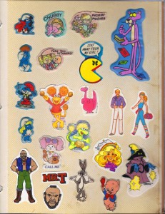 My Sticker Book from the 1980s | ShezCrafti